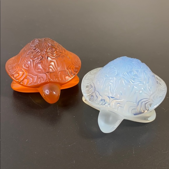 Lalique | Accents | Lalique Turtle Sidonie Amber Ref 21430 | Poshmark
